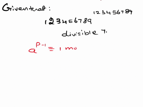 consider the number you get by writing the digits 147 841 times ie ...