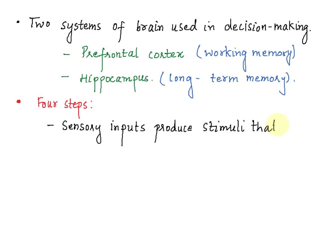 SOLVED: Which THREE areas of the brain play key roles in problem ...