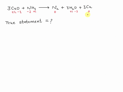 consider the following balanced redox reaction 3cuos 2nh3aq nzlg 3hzo0 ...