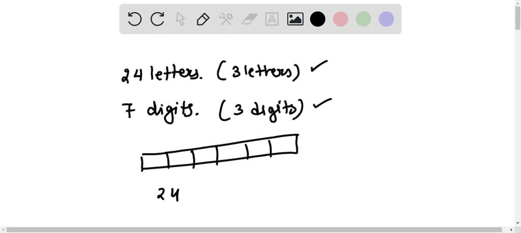 SOLVED: 'Suppose each Ilcense plate In certaln state has three letters followed by three digits ...