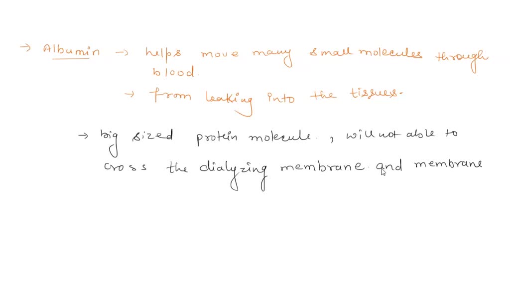 SOLVED: In this experiment there are 4 different set-ups. The dialysis ...