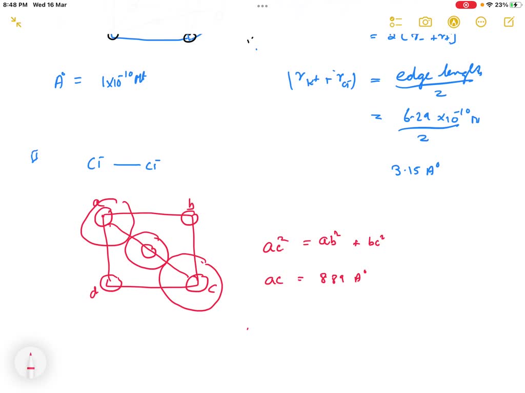 Solved Table 6 4 Madelung Values Of Constants A For Selected