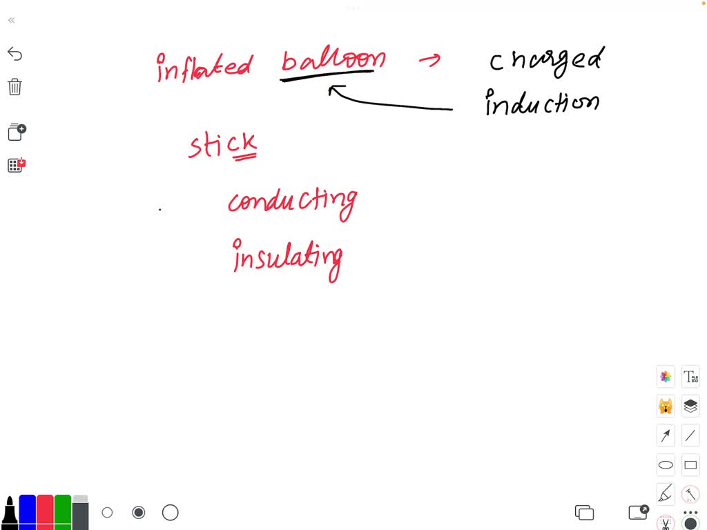 SOLVED: an inflated balloon is charged by rubbing with fur . will it ...