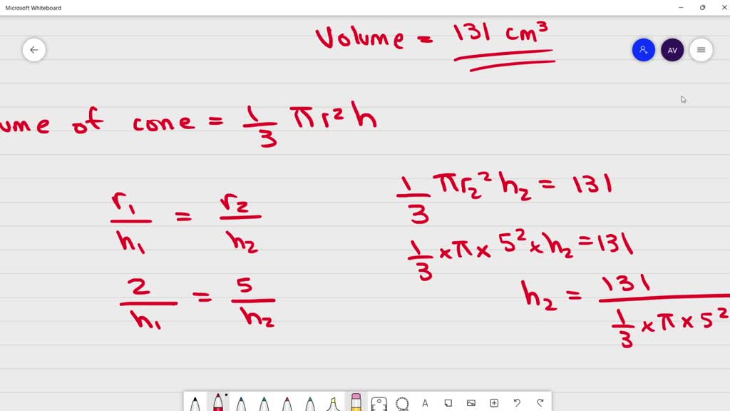 SOLVED: These cones are similar. Find the volume of the smaller cone. Round to the nearest tenth ...