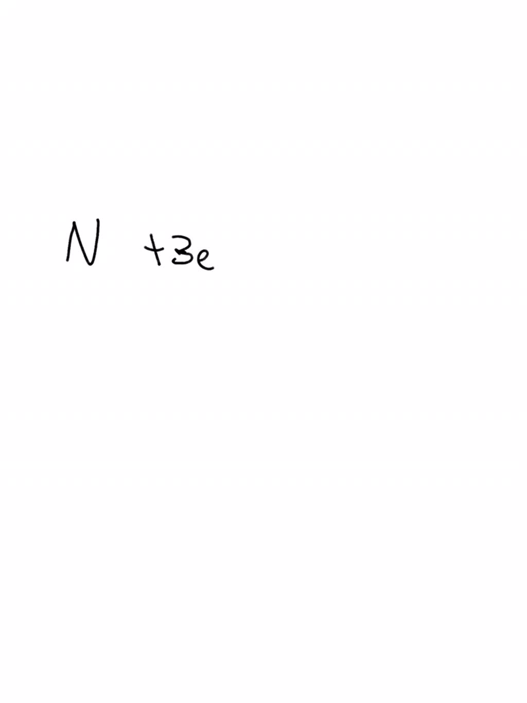 SOLVED: 'An atom of an unknown element can gain 3 electrons to reach a ...