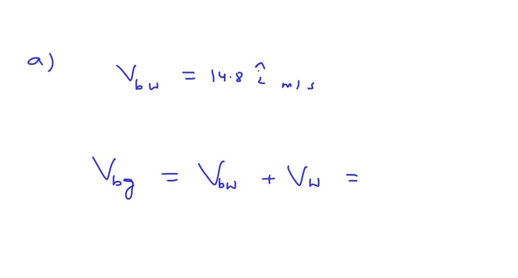 Solved Suppose A Boat Moves At 14 8 M S Relative To The Water If The