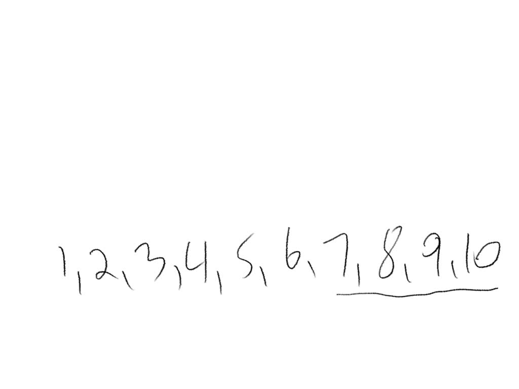 SOLVED: Consider the set of whole numbers from 1 to 10, inclusive. List the numbers that meet ...