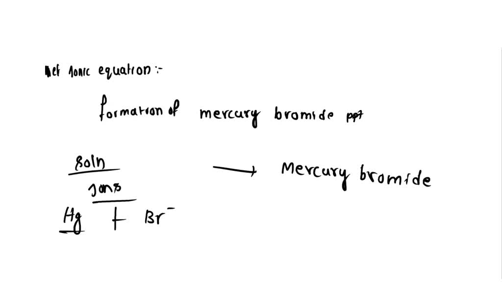 SOLVED: A solution of sodium bromide (NaBr) and a solution of silver ...