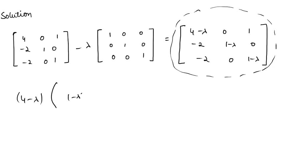 SOLVED: Let u,v be (column) vectors in R^(n) such that v^(t)u!=0 ...
