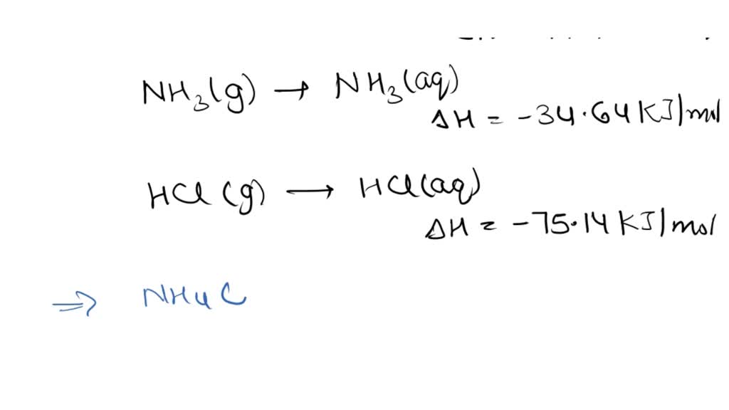 SOLVED: PART 4 5. Complete the following table for the reaction between ...