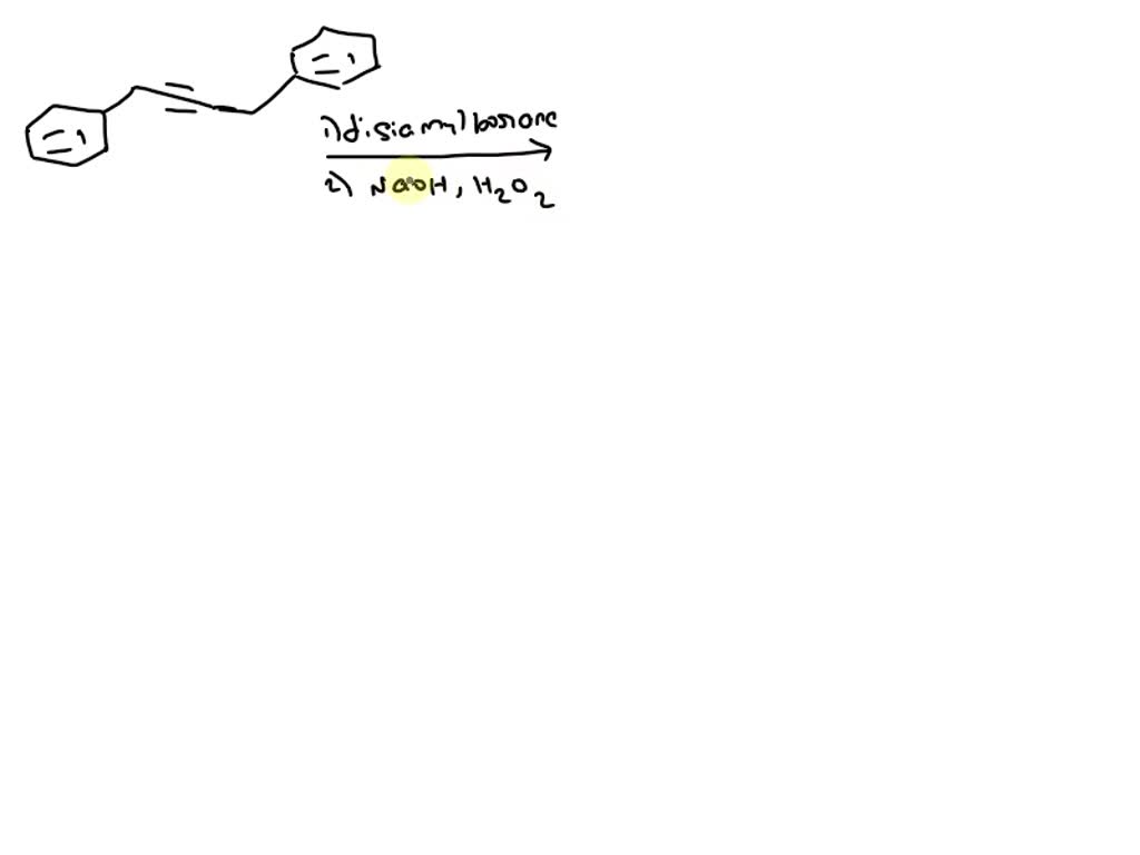 Solved Draw The Final Product S Of The Following Hydroboration Oxidation Reaction Of An