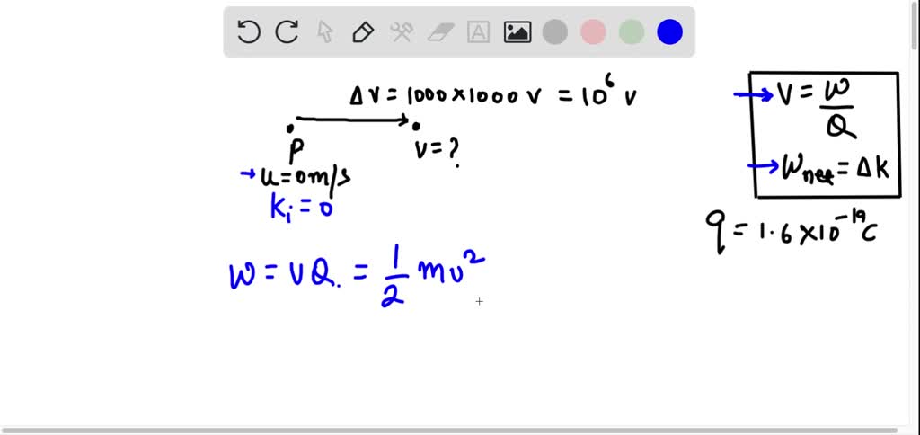 SOLVED: A proton passes through a potential difference of 1000 Kv. If the charge starts from ...