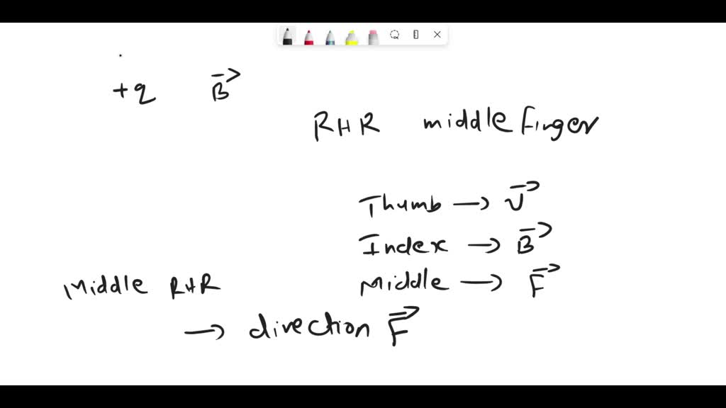 SOLVED: The right-hand rules (RHR) discussed in the lecture have the ...
