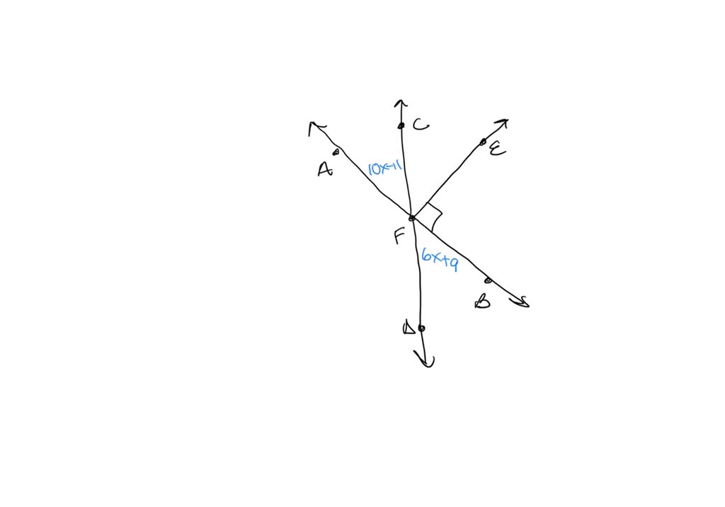 SOLVED: Question 7(Multiple Choice Worth 1 points) (01.06 MC) Line A B intersects line C D at ...