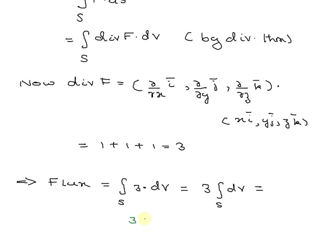 SOLVED: 7. If n is the unit outward normal vector to any closed surface ...