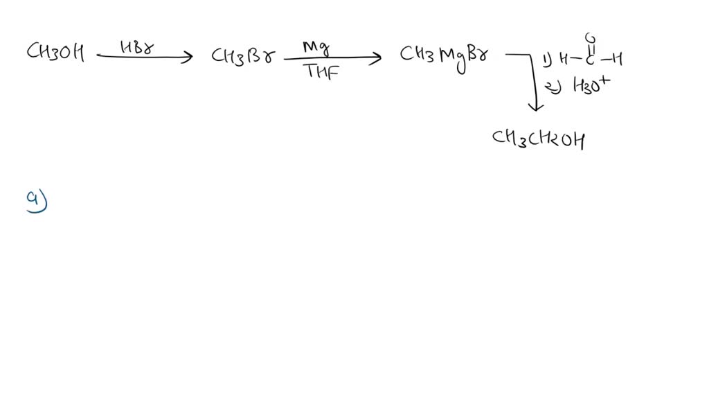 SOLVED: 15) Complete the following reaction sequence by supplying the ...