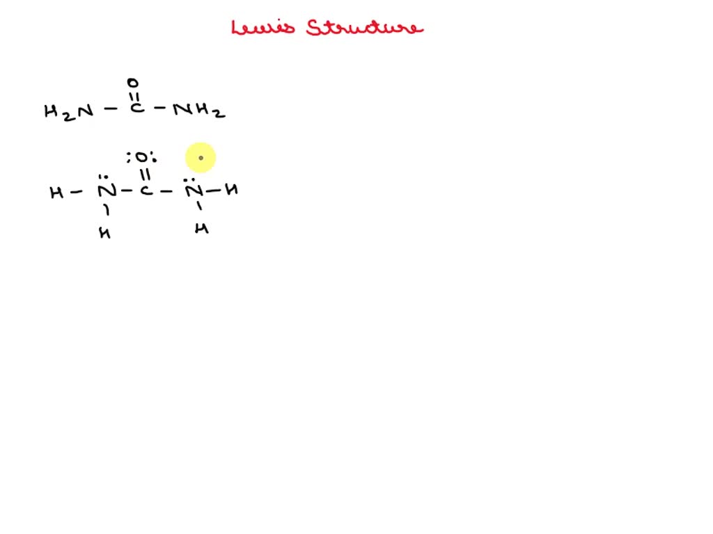 SOLVED: Consider the structure of urea given below: HN=C=NH; To complete the Lewis structure ...