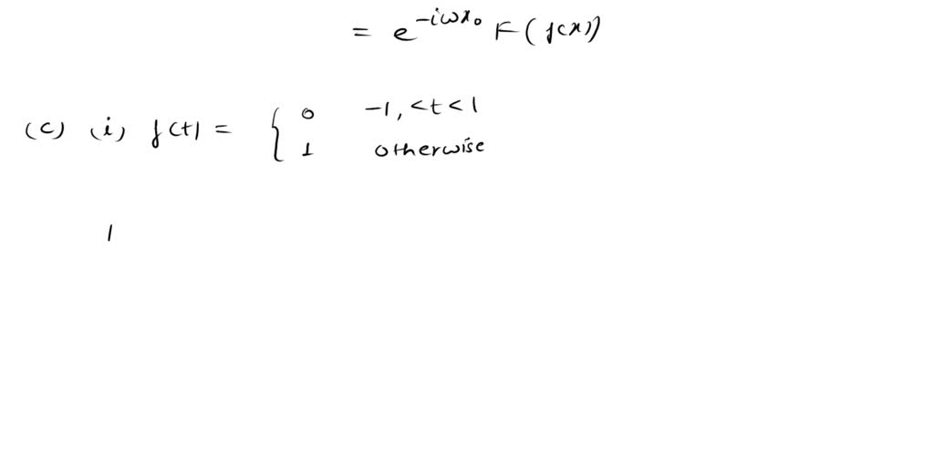 SOLVED: Problem 5. Signals and Systems. Thank you Problem 5 (section 5.8) Using the definition ...