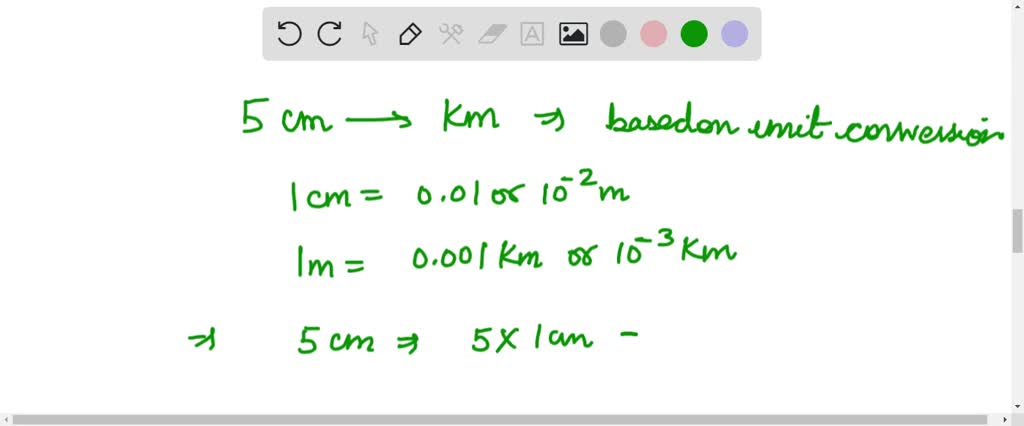 SOLVED: Conversion factors 55 miles to centimeters