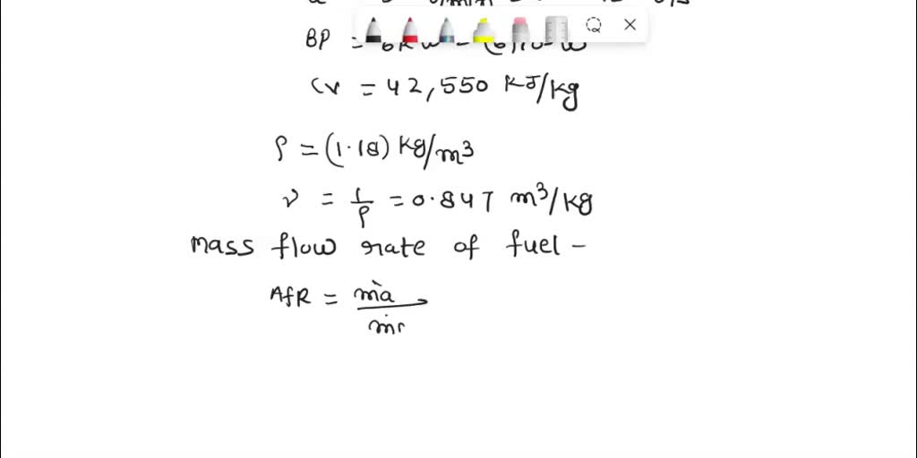 SOLVED: A four-stroke diesel engine working at sea level pressure 1 bar ...