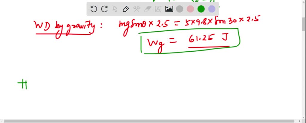 SOLVED: Starting from rest; a 5.00-kg block slides 2.50 m down a rough 30.09 incline. The ...