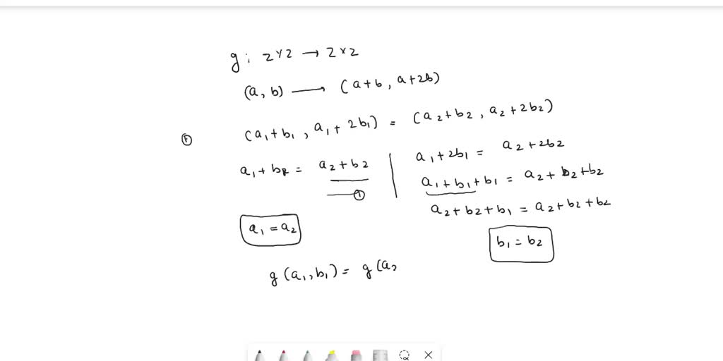 Solved The Function Defined By F X [x] Is A Surjective Map