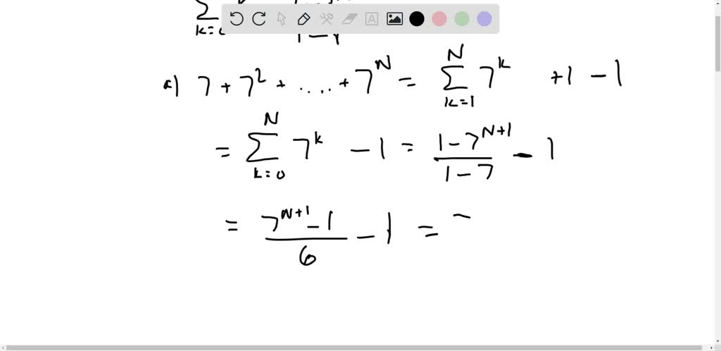 Solved Use The Formula For The Sum Of A Geometric Sequence To Write The Following Sum In Closed