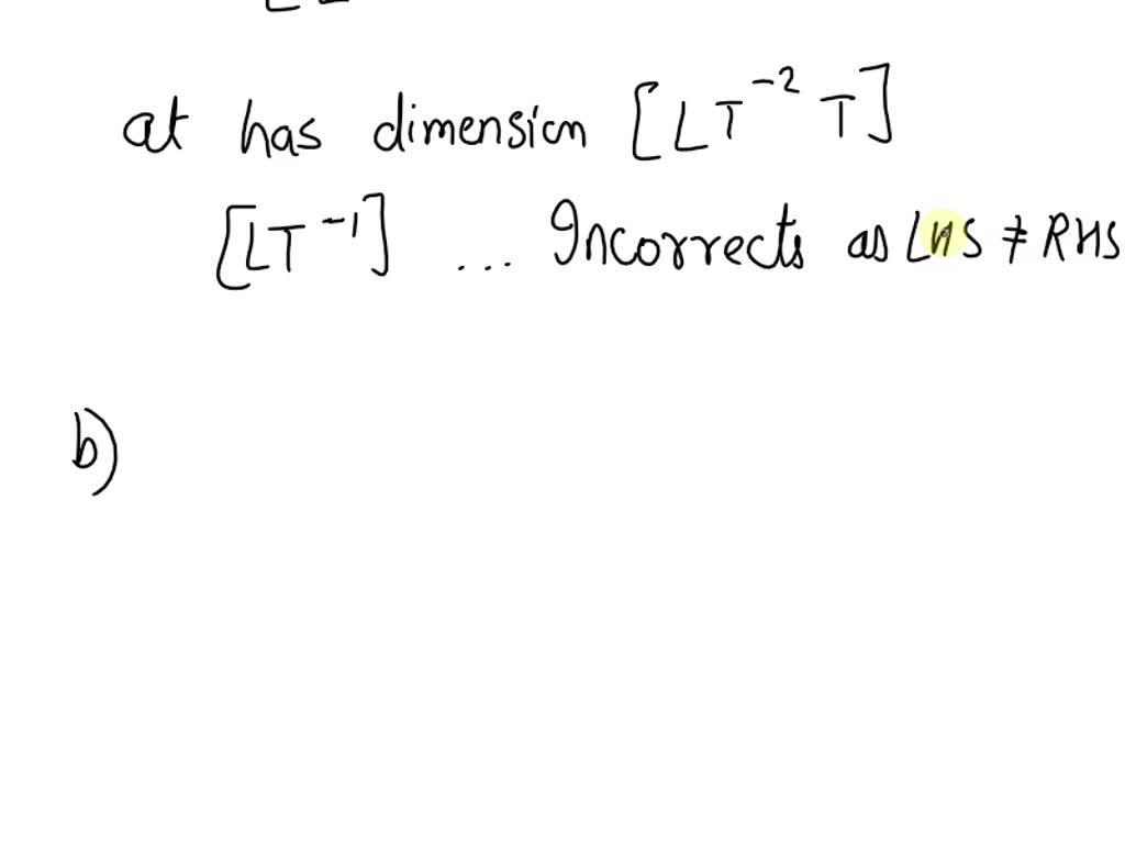 SOLVED: '(II) Three students derive the following equations in which x ...