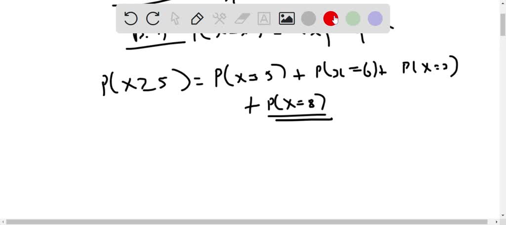 SOLVED: For a binomial probability distribution "greater than" problem ...