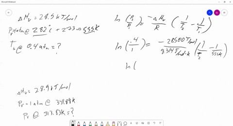 1. Calculate the vapor pressure of furfural at 473 K. The...
