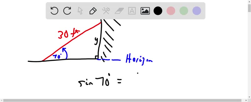 SOLVED: Please use Python. 10. Write a program to determine the length of a ladder required to ...