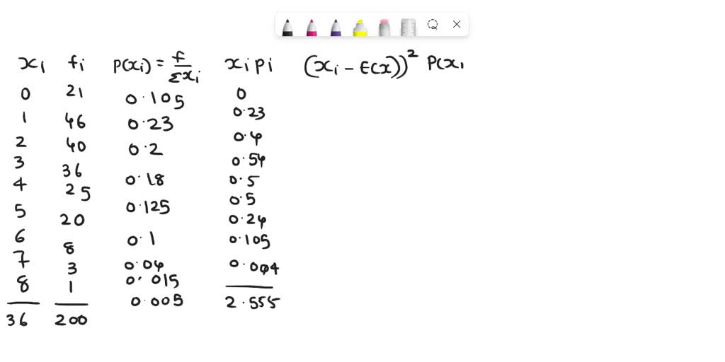 SOLVED: The number of arrivals per minute at a bank located in the ...