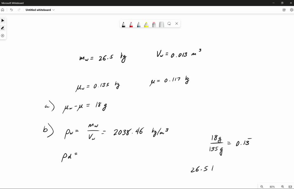 SOLVED: A large soil sample taken from a borrow pit has a wet mass of ...