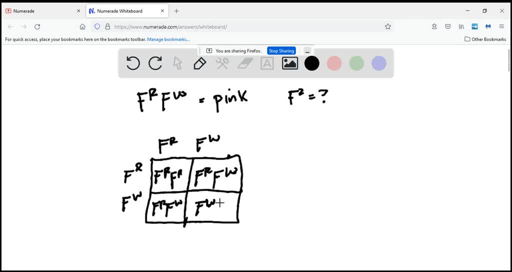 SOLVED: 'Learning Task 3: Given the genotypes and phenotypes of flower color for and Fs, solve ...