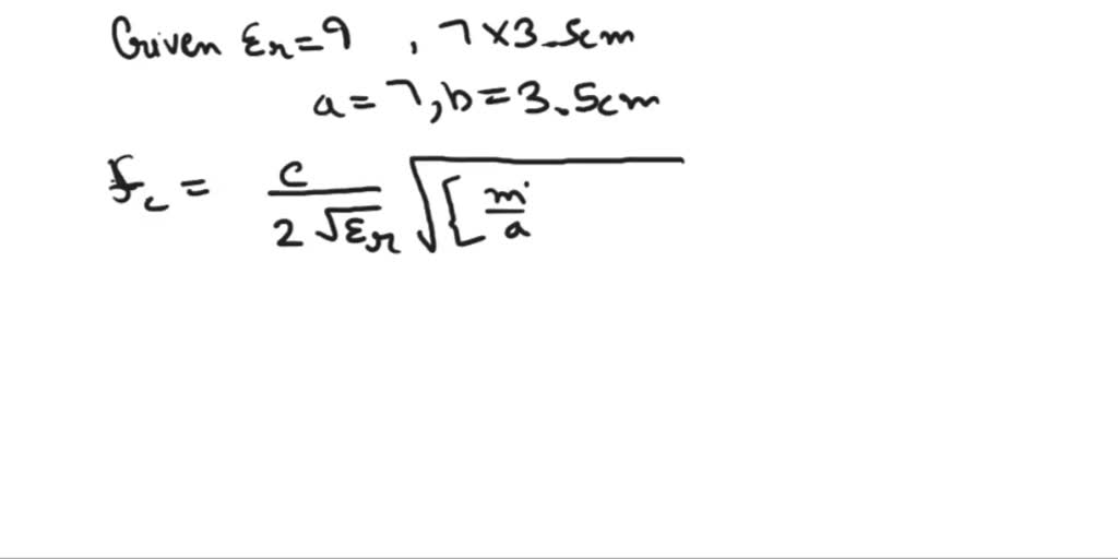 Solved 4 11 A Rectangular Waveguide Is Filled By Dielectric Material
