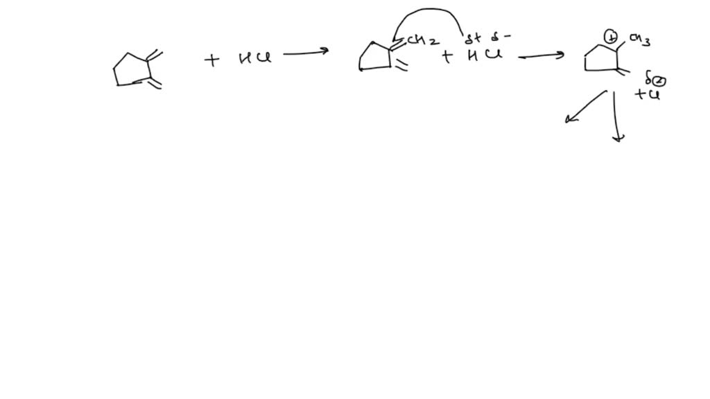 SOLVED: Write mechanism for the first step of this reaction using curved arrows to show electron ...