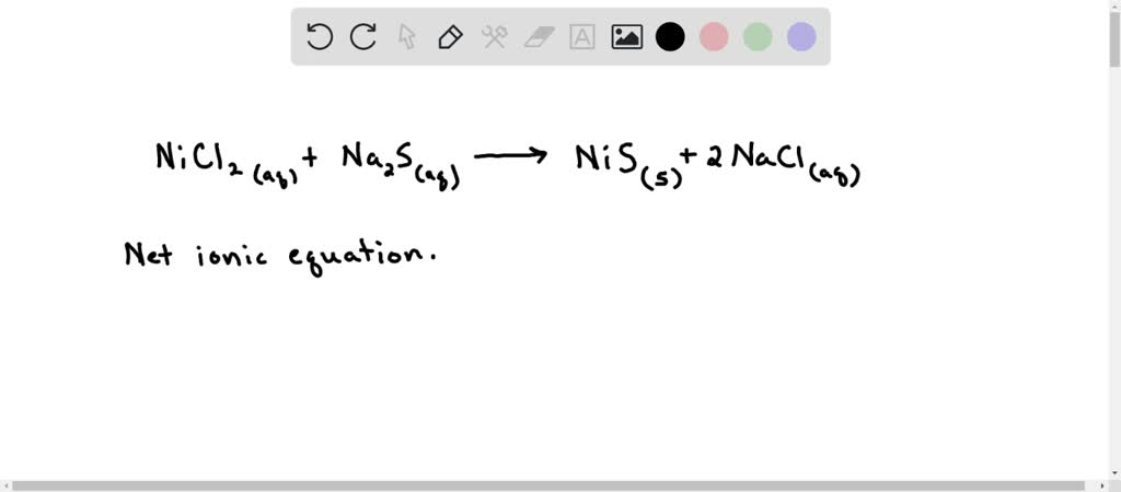 SOLVED: Write the balanced NET ionic equation for the reaction when aqueous BaCl₂ and aqueous ...