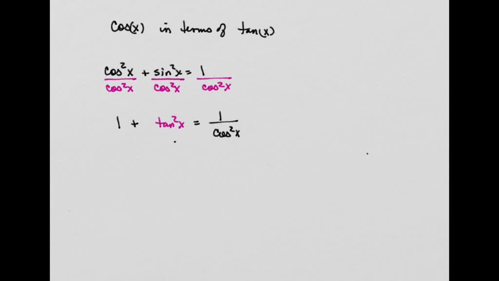 SOLVED: Write cost in terms of tant if t is in quadrant IV. SOLVED: Write cost in terms of tant if t is in quadrant IV.