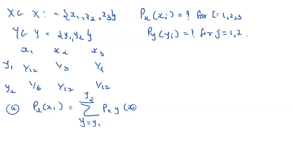 SOLVED: Problem 2 (Calculation of entropy) Consider two random variables X âˆˆ x := 11,82, T3 ...