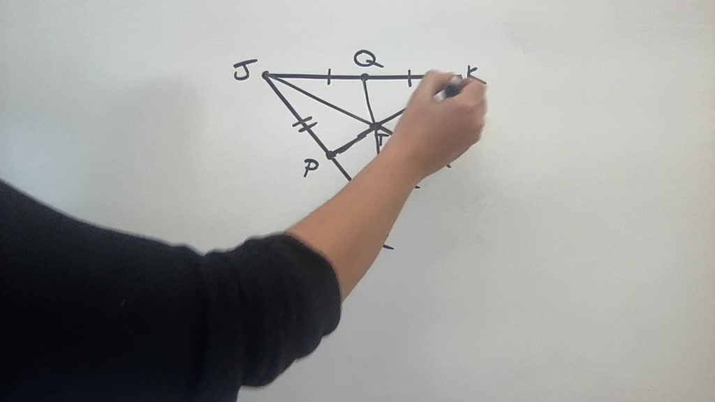 SOLVED: 'The perpendicular bisectors of triangle JKL are line segment PT, line segment QT, and ...