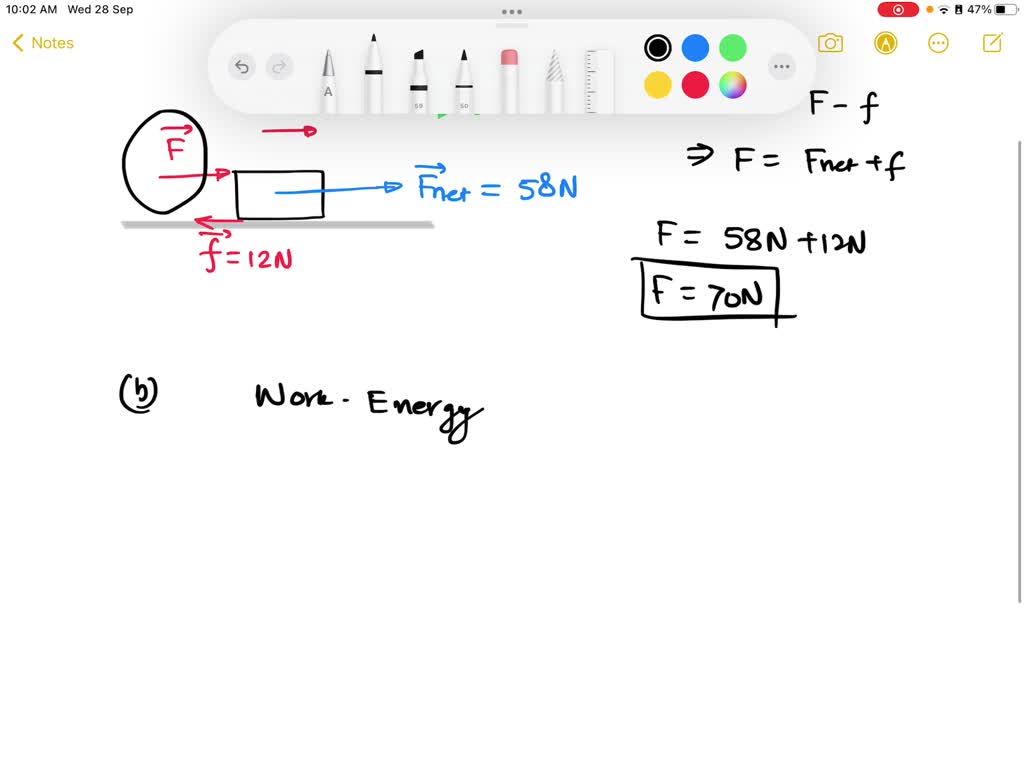 SOLVED: In tne figure below; the net external force on the 22 kg mower stated to be 58 N: If the ...