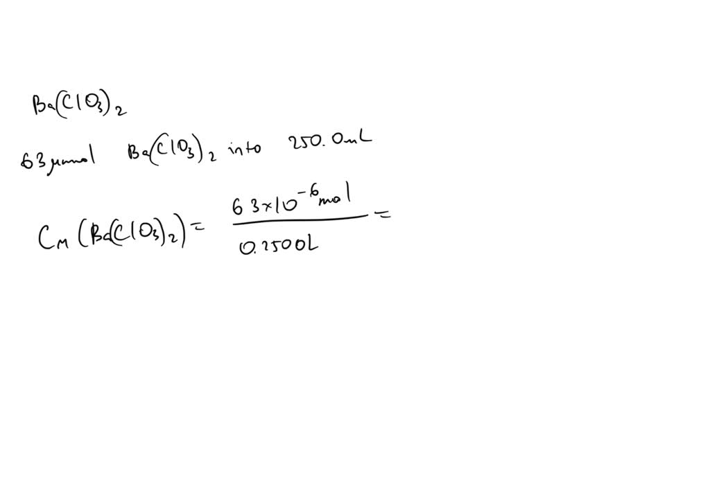 Solved A Chemist Prepares A Solution Of Iron Chloride Fecl3 By Measuring Out 010 G Of Fecl3