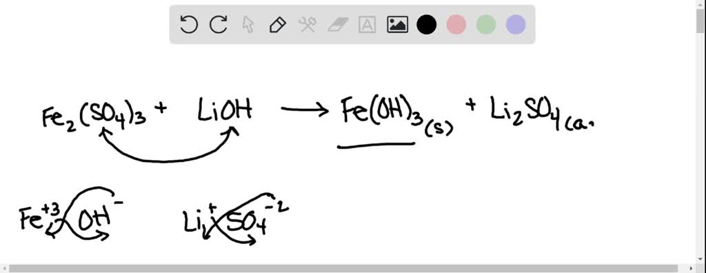 SOLVED: (a) What compound precipitates when aqueous solutions of Fe2 ...