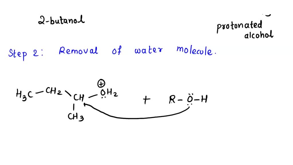SOLVED: Complete the mechanism for the reaction of 2-butanol in ...