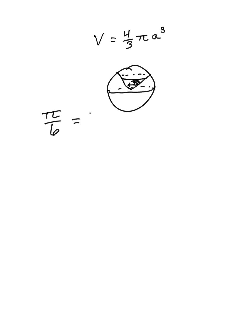 SOLVED: Use spherical coordinates to find the volume of the smaller ...