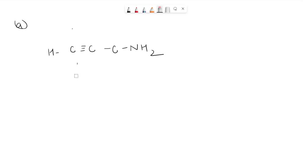 SOLVED: Draw the structure of a molecule with formula C5H9N that ...