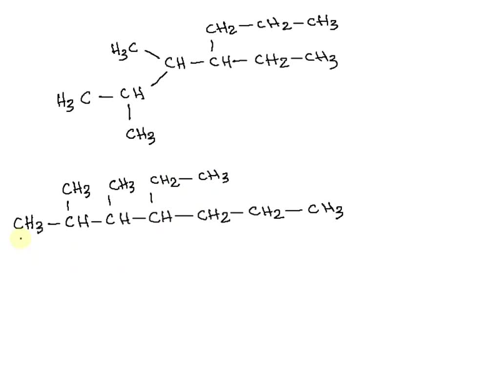 SOLVED: What is the correct IUPAC name for the following compound? H3C-CH2-CH2-CH3 | CH-CH-CH2 ...