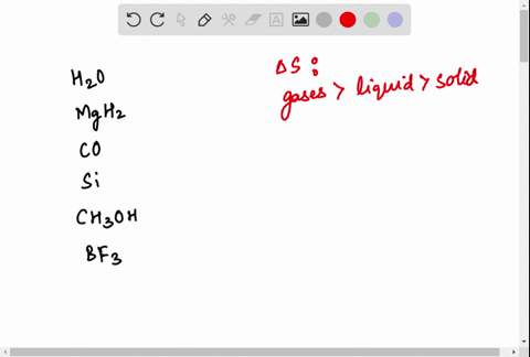 3 which of the following compounds has the highest entropy...