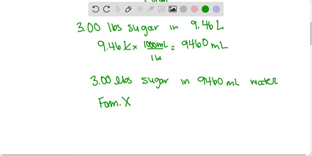 SOLVED: Using the Virtual Lab Aqueous solutions of sucrose are ...