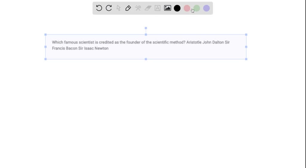 SOLVED: Which famous scientist is credited as the founder of the ...